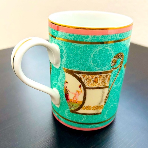 Gucci | Kitchen | Gucci Greek Mythological Coffee Mug Cup Mint Green ...